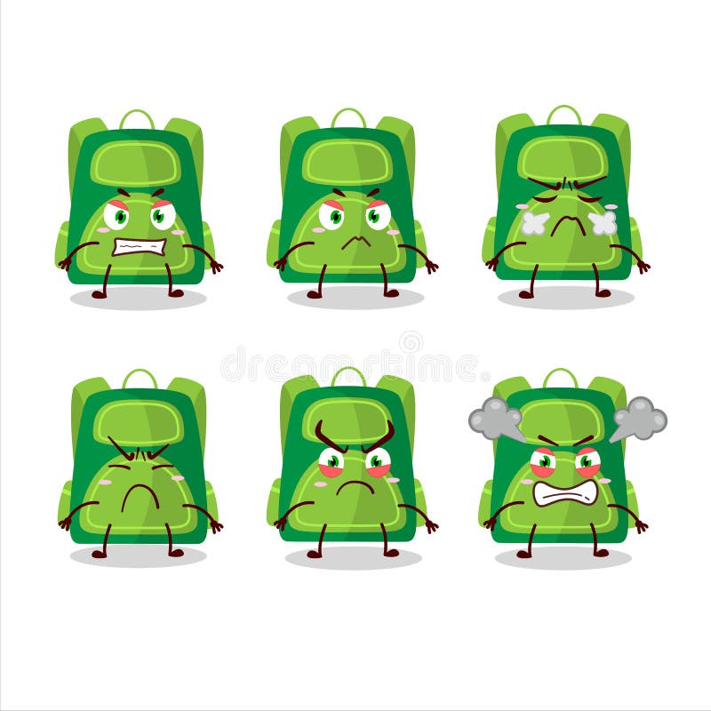 Angry School Bus Mascot Cartoon Stock Vector - Illustration of emotion ...