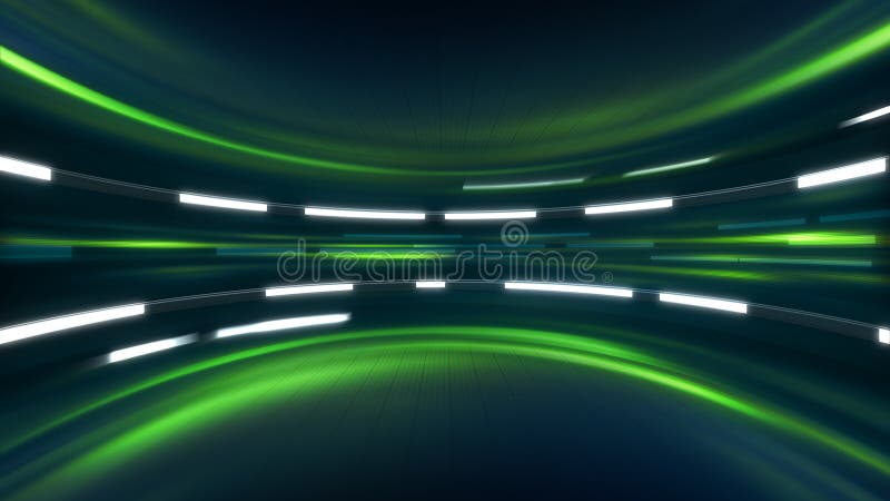 Green sci-fi background stock illustration. Illustration of electronics ...
