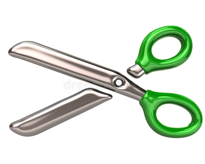 Green Scissors, Vector or Color Illustration Stock Vector ...