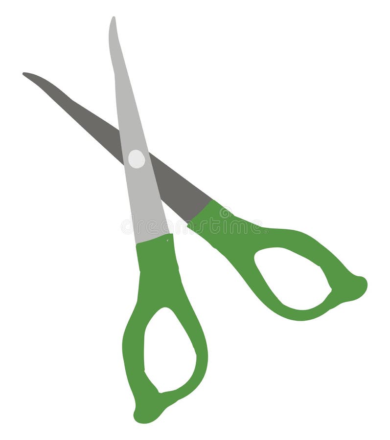 Green Scissors, Vector or Color Illustration Stock Vector ...