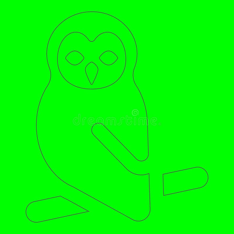 Green Screen Animal Shapes Outlines Layers Stock Illustration ...