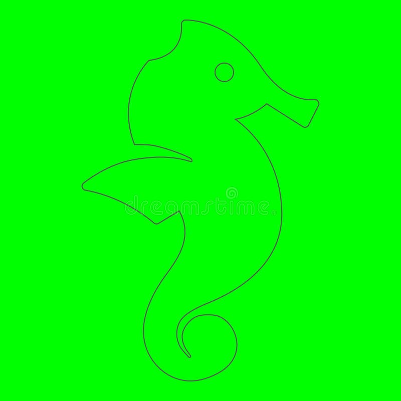 Green Screen Animal Shapes Outlines Layers Stock Illustration ...