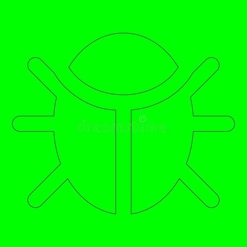 Green Screen Animal Shapes Outlines Layers Stock Illustration ...