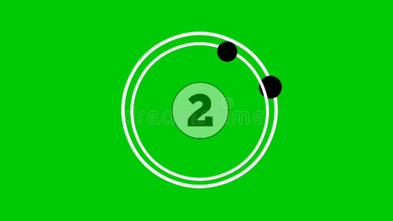 Green Screen Animation of Numbers from 5 To 1 Stock Footage - Video of ...