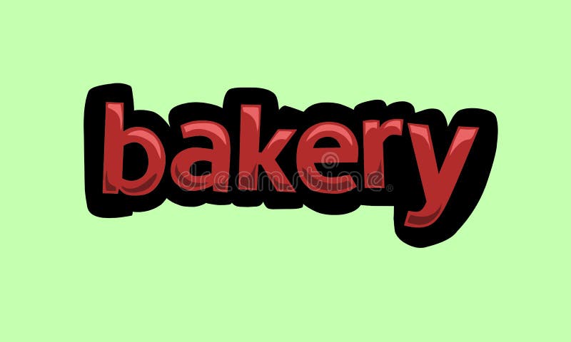 Green Screen Animation Video Written Bakery Stock Illustration ...