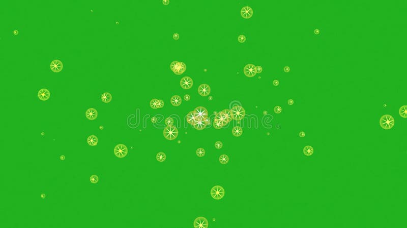 Green Screen Backdrop of Lemon Slices Splash Around Stock Video - Video ...