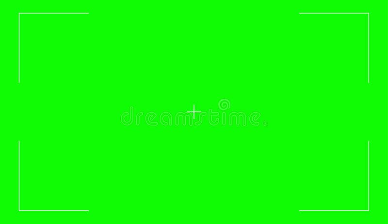 Green Screen Blank Background, Empty Digital Video Template Mockup ...