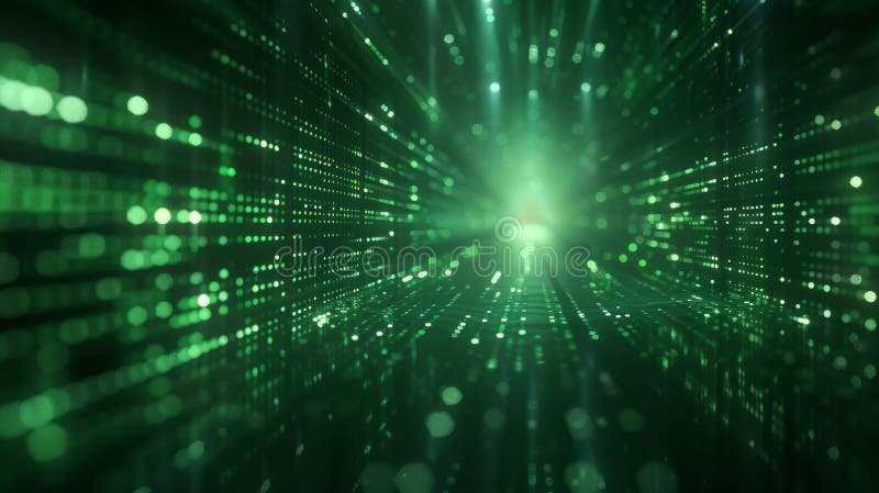 A Green Screen with a Bright Light Shining through it Stock Photo ...