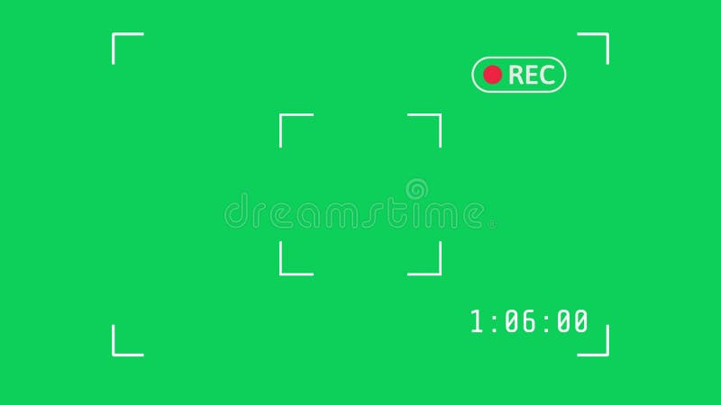 Green Screen Camera Focus Background Stock Footage - Video of vector ...