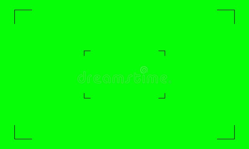 Green Screen with Camera Focus Overlay VFX Motion Tracking Markers ...