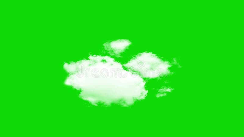Green Screen Cloud Moving Animation, Green Screen Stock Video. Cloud ...