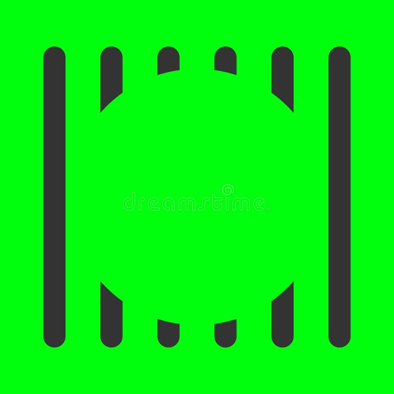 Green Screen Custom Vector Long Box Stock Vector - Illustration of ...