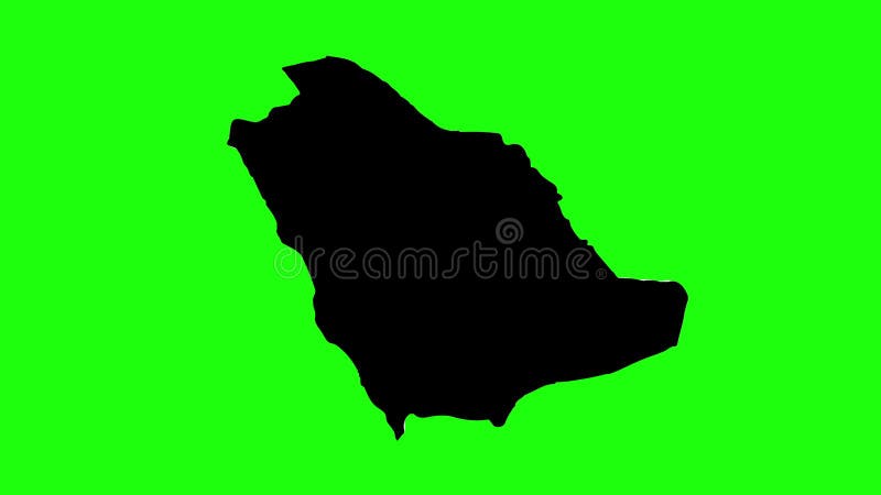 Green Screen 3d Icon Map of Arab Countries Stock Footage - Video of ...