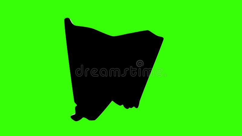 Green Screen 3d Icon Map of Bracken County in Kentucky Stock Video ...