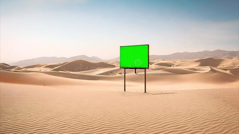Green Screen in the Desert stock footage. Video of desert - 335607610