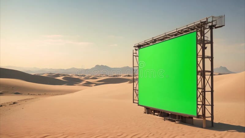 Green Screen in the Desert stock video. Video of outdoors - 335612951