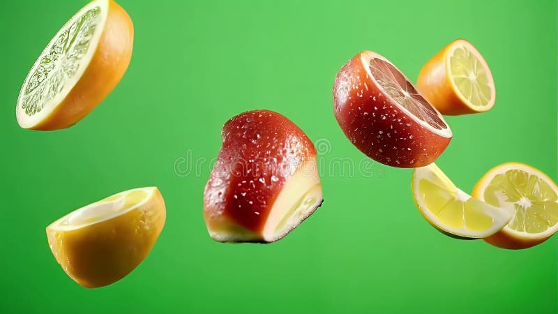 Green Screen Food Animation for Editing Stock Footage - Video of screen ...