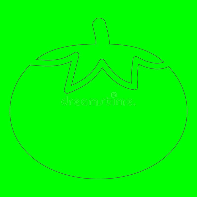 Green Screen Food Objects Outlines Layers Stock Illustration ...