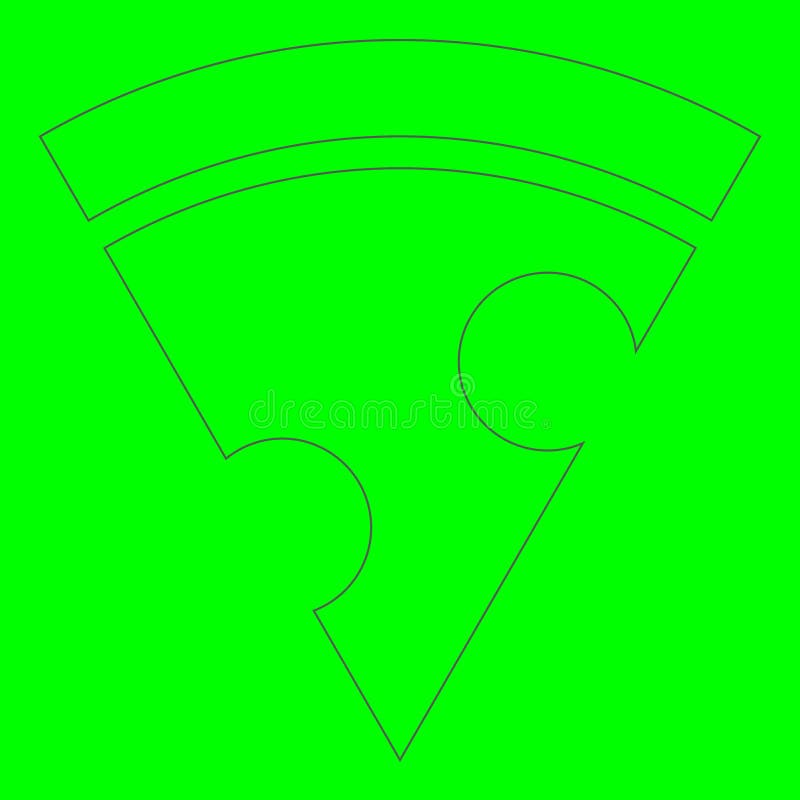 Green Screen Food Objects Outlines Layers Stock Illustration ...