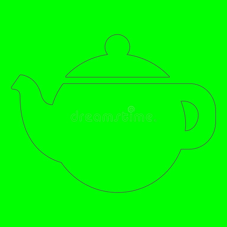 Green Screen Food Objects Outlines Layers Stock Illustration ...