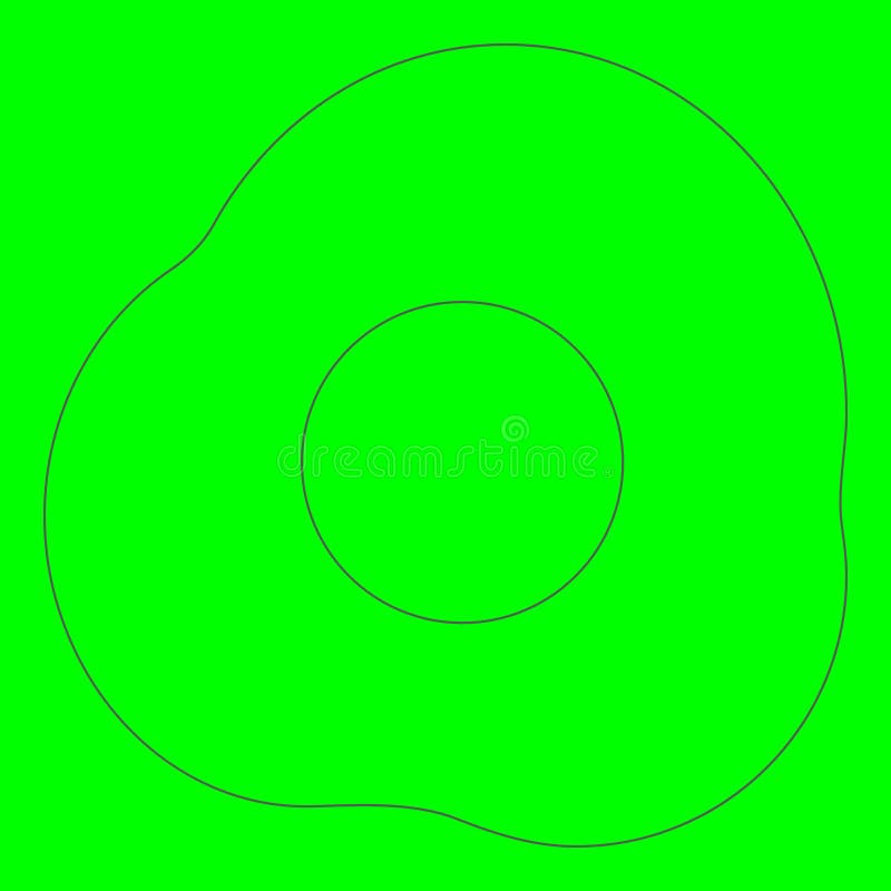 Green Screen Food Objects Outlines Layers Stock Illustration ...