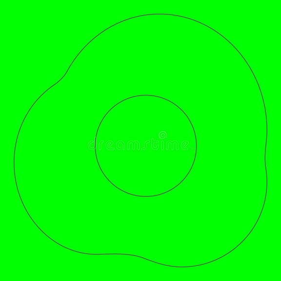 Green Screen Food Objects Outlines Layers Stock Illustration ...