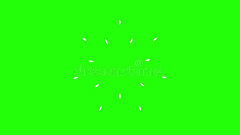 Green Screen Motion Graphic Design Elements. Circle Pop Up Animation ...