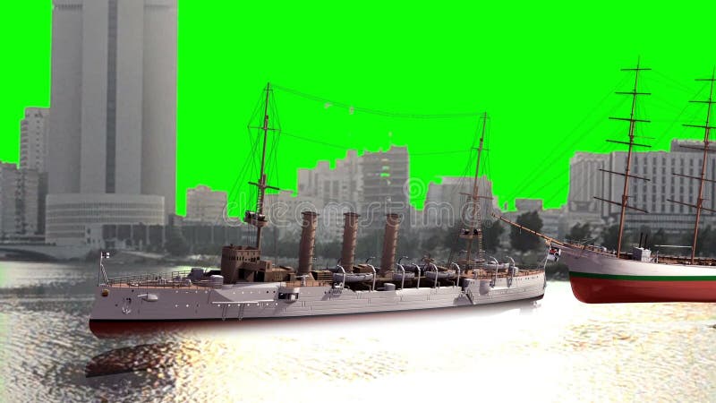 Green Screen Sky Ships from All Kind in Waterfront Stock Video - Video ...