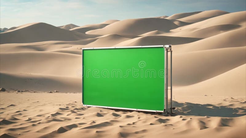 Green Screen in Desert stock video. Video of sand, studio - 335610585