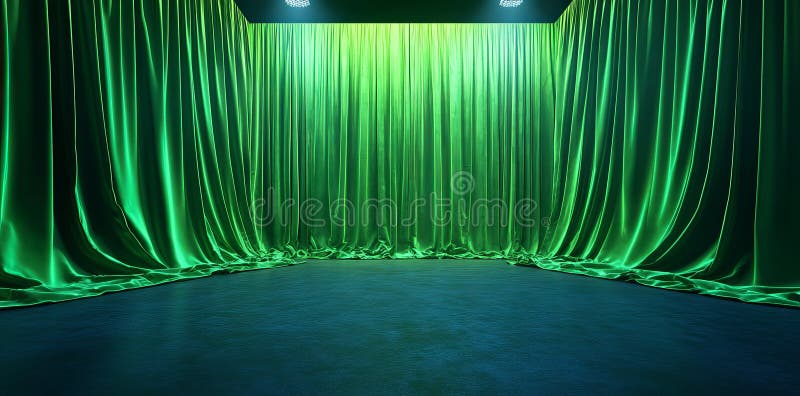 The Green Screen Studio Has a Professional Setup Complete with a Green ...