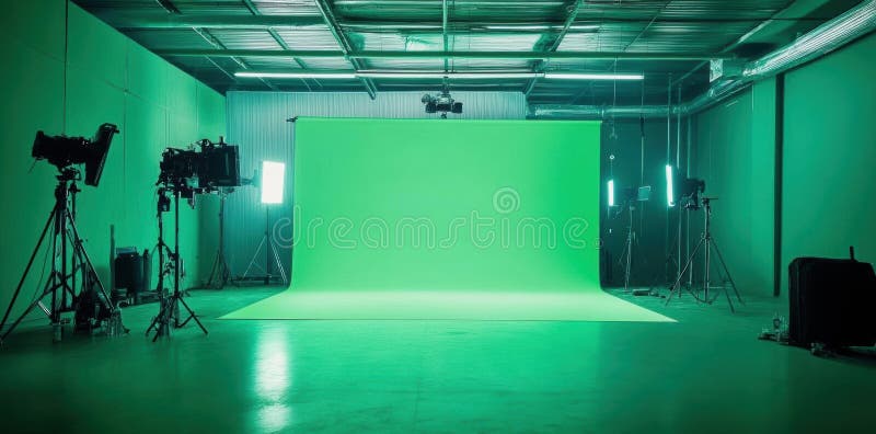 Green Screen Studio Setup for Film Production and Visual Effect ...