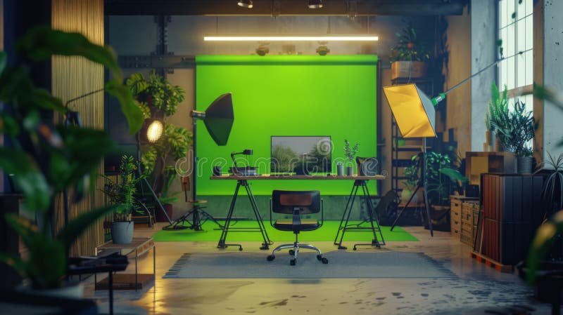 Streamer Background Room Green Screen Stock Photos - Free & Royalty ...