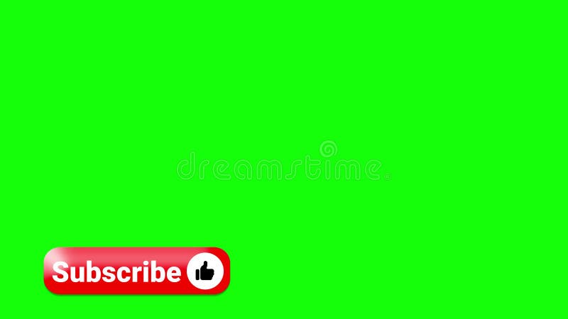 Green Screen Subscribe Button Animation Backgrounds Stock Footage ...