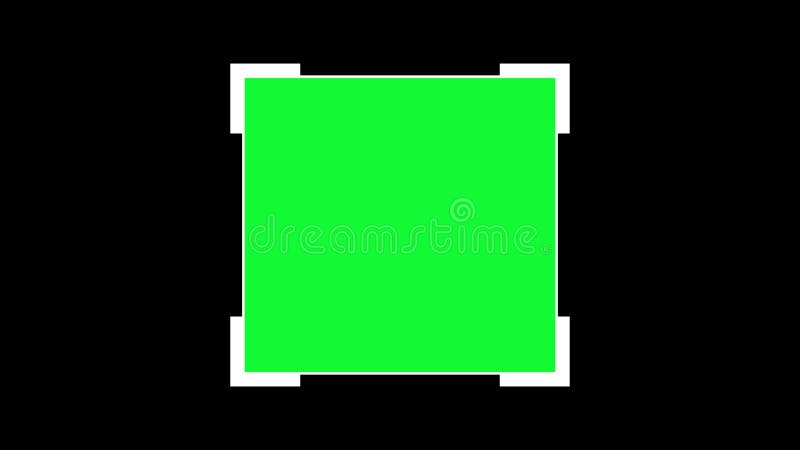 Green Screen Target Frame Animation Stock Footage - Video of shape ...