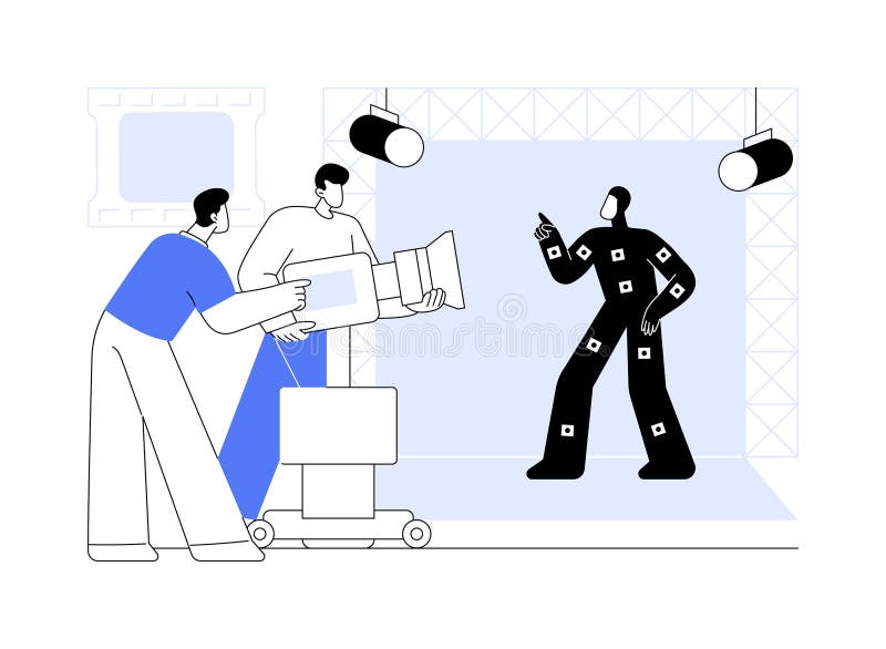 Green Screen Technology Isolated Cartoon Vector Illustrations. Stock ...