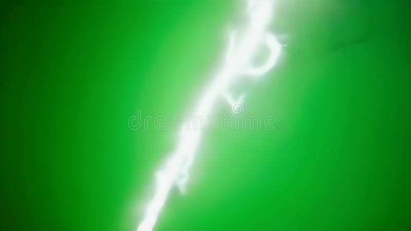 Green Screen Thunder Effect for Video Editing Stock Video - Video of ...
