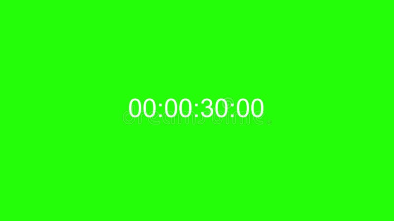 Green Screen Timer Countdown, Time Running Out Emergency Hurry Finish ...