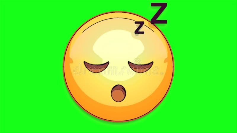 Sleeping Emoji Green Screen Ultra Video,shocking Emoji Green Screen ...