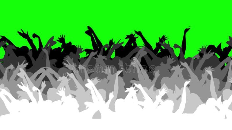 Crowd Cheering Green Screen Video Stock Footage - Video of cheering ...