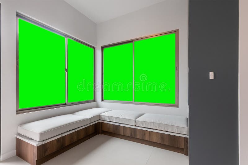 Green screen on smart TV stock image. Image of entertainment - 209398849
