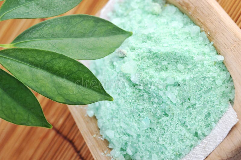 Green sea salt stock photo. Image of body, luxury, bath - 11922178