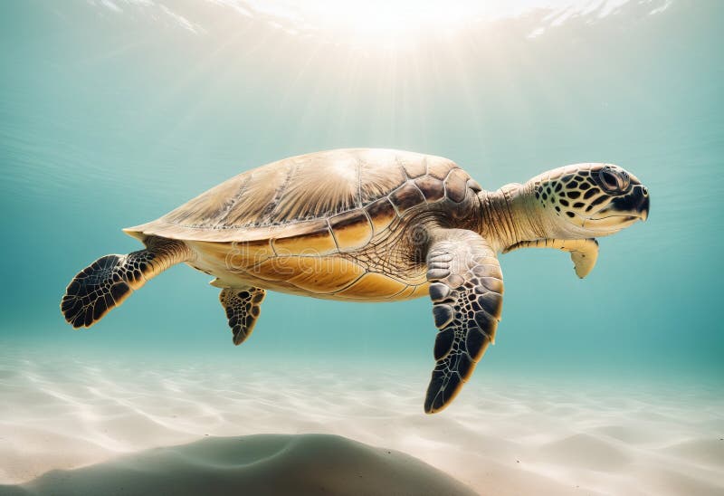 Sea Turtle Isolated White Background Stock Illustrations – 9,349 Sea ...
