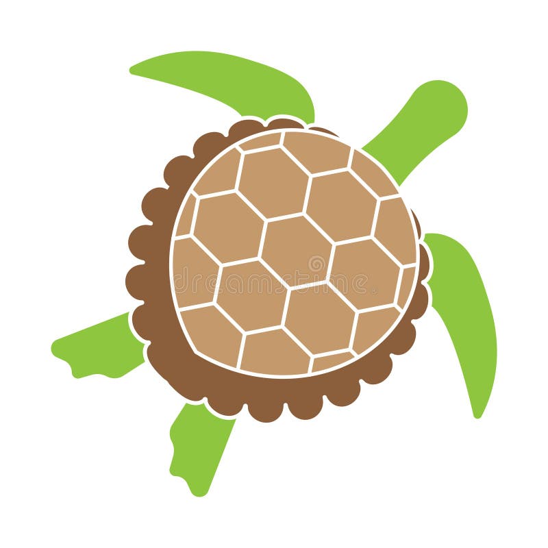 Green Sea Turtle or Marine Turtle Flat Icons for Apps and Websites ...