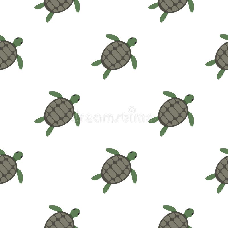 Turtle pattern vector stock vector. Illustration of repeating - 91195134