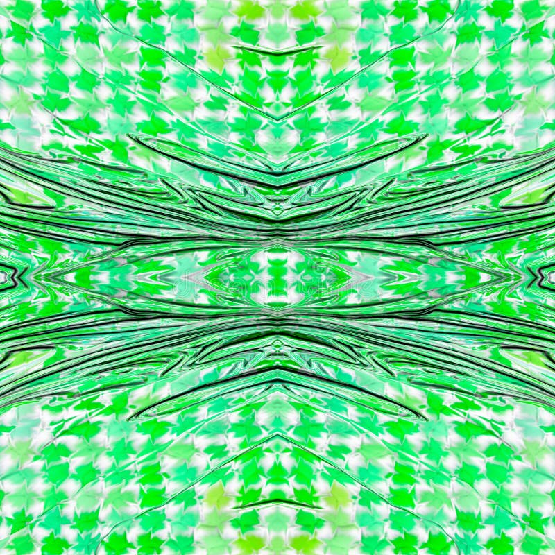Green Seamless Abstraction with Patterns and Curved Lines and ...