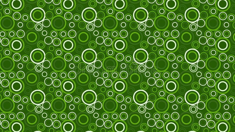 Green Seamless Circle Background Pattern Illustrator Stock Vector - Illustration of swatch ...