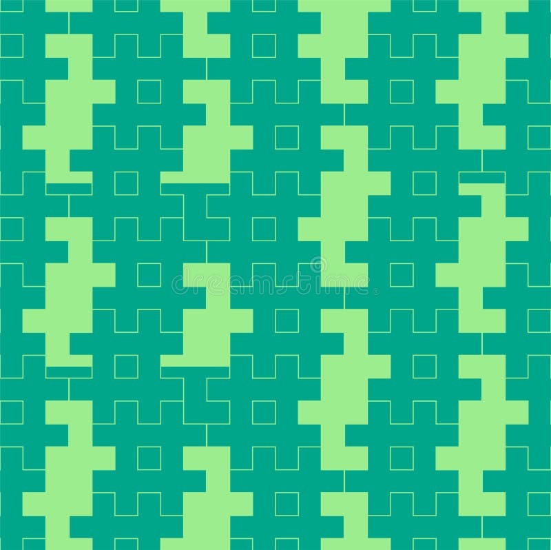 Green Seamless Japanese Pattern of Double-digited Swastika Stock Vector ...