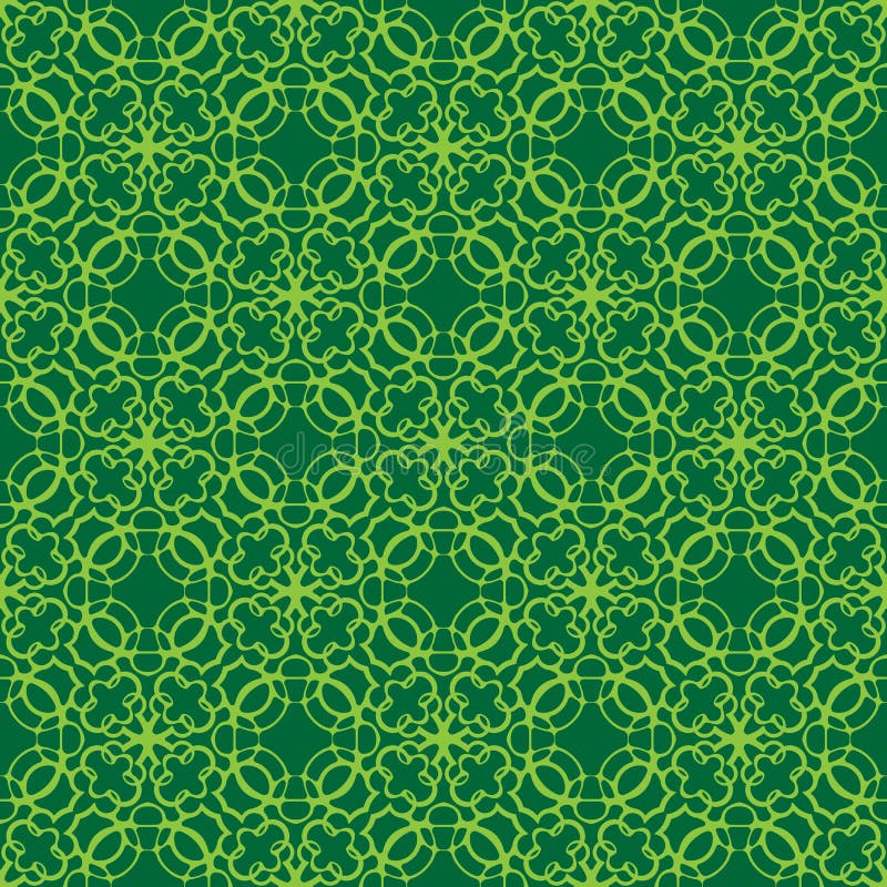 Green seamless pattern stock vector. Illustration of abstract - 63420551