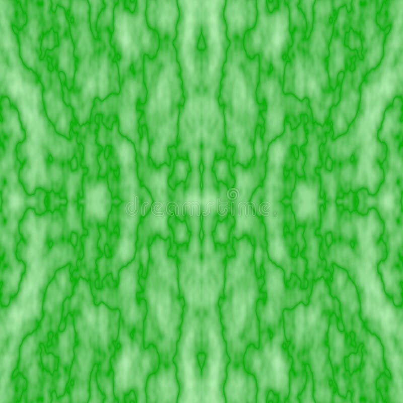 Green Seamless Texture. Green Abstraction with Symmetrical, Mirror ...