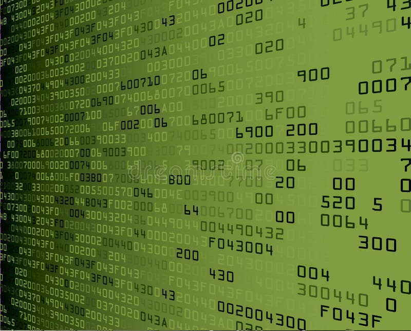 Green Security Background with HEX-code Stock Vector - Illustration of ...